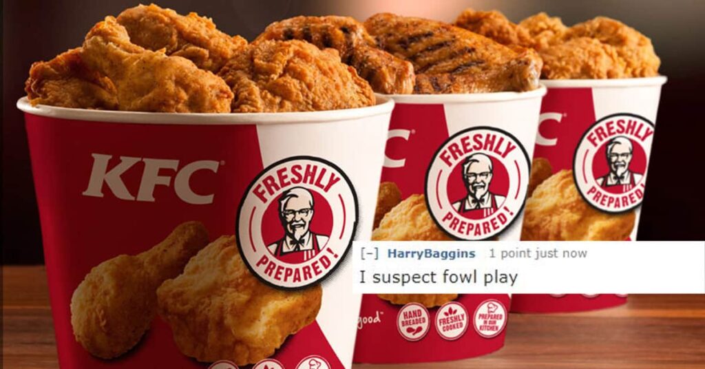 KFC Chicken Shortage Leads To Fowl Internet Jokes KFC Chicken Shortage Leads To Fowl Internet Jokes