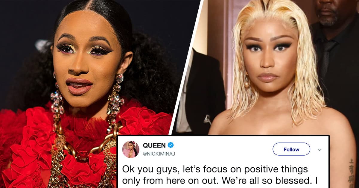 Cardi B And Nicki Minaj Have Finally Squashed All Of The Beef Between Them