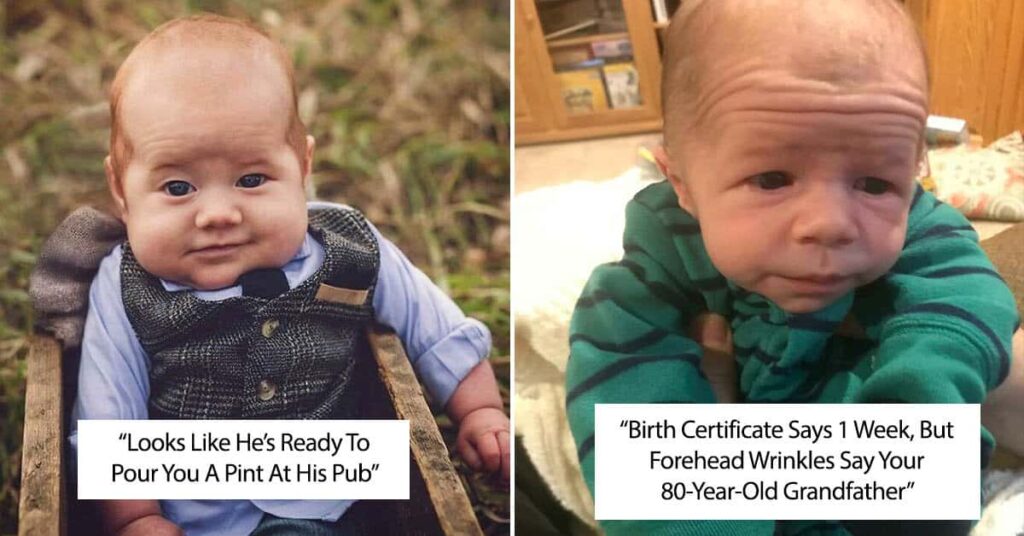 40+ Parents Who Were Expecting Babies But Out Popped An Old Person
