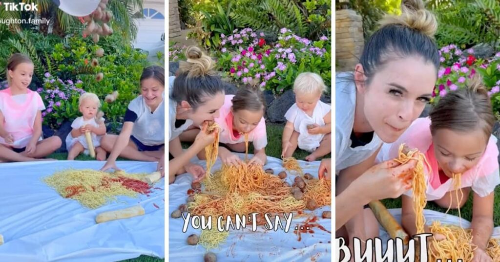 'Disgusting' Influencer Parents Slammed For Serving Spaghetti To Their ...