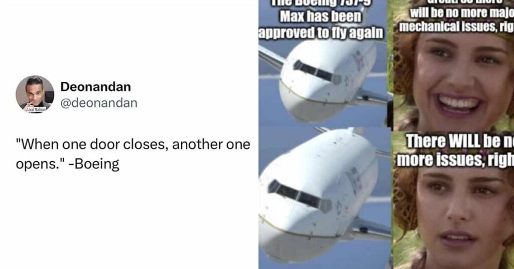 27 Funniest Boeing Memes That'll Make You Laugh Until Your Screws Come Loose And Your Door Blows ...