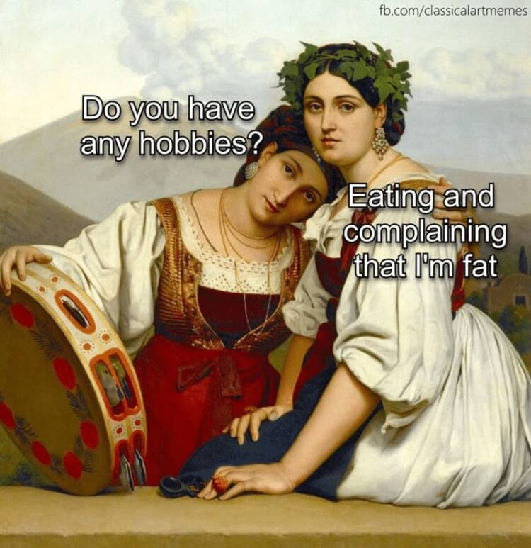 50 Classical Art Memes That Find Absurd Humor In Intimacy And Romance