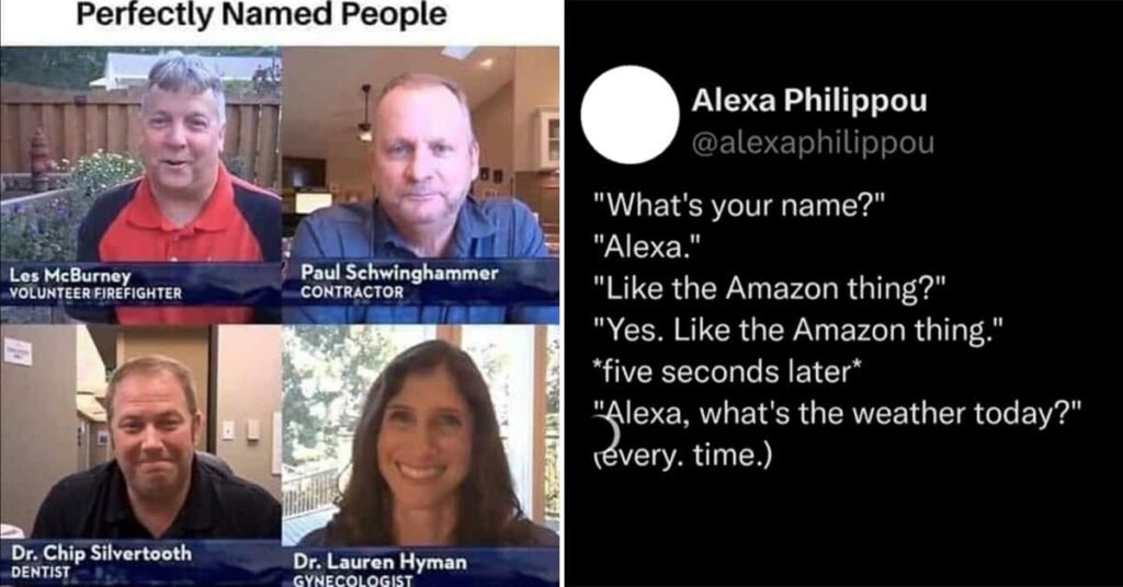 30 Names So Funny They Had to Be Shared in Memes and Tweets