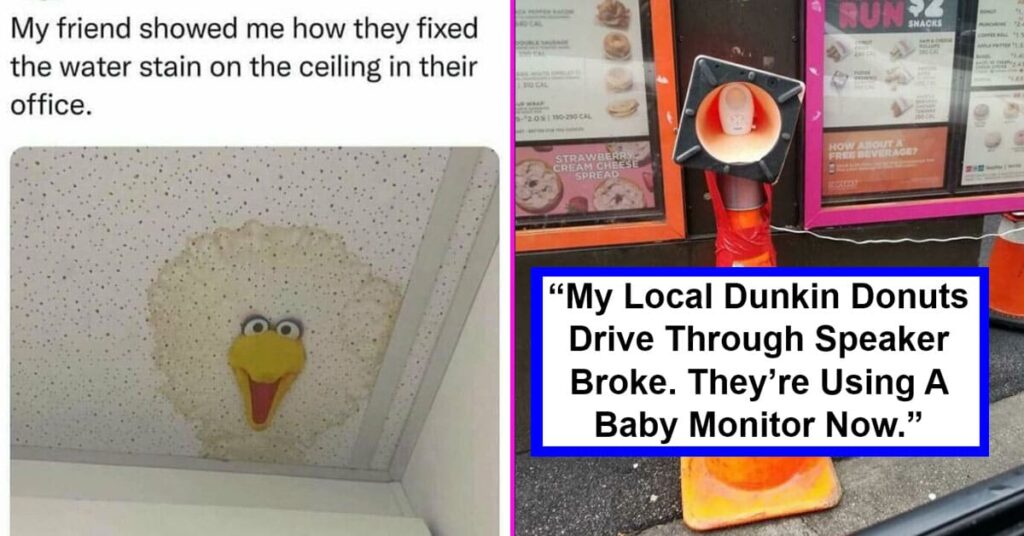 46 Creative And Hilarious "There, I Fixed It" Repairs That Somehow Worked