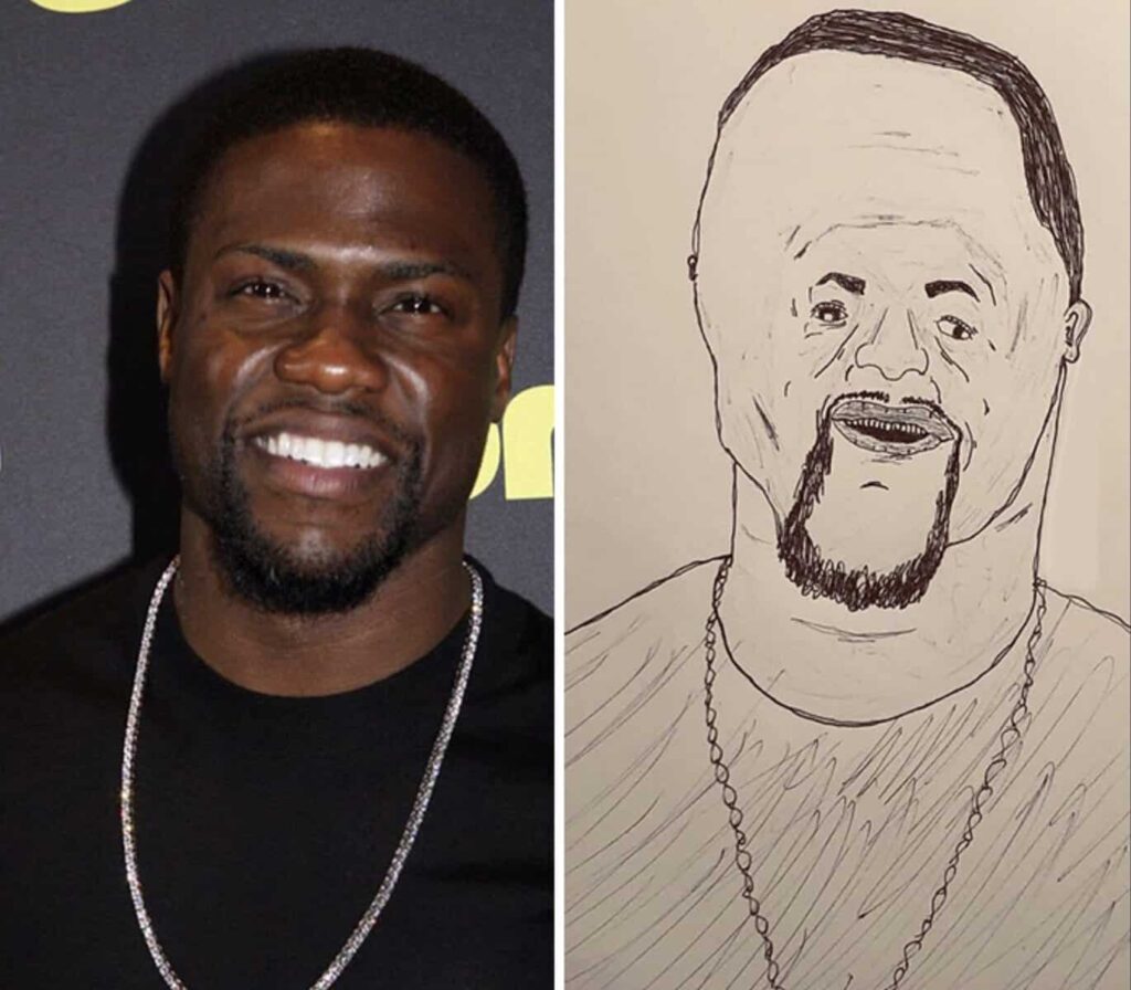 30 Hysterical Badly Drawn Celebrities With Famous Faces Depicted In ...