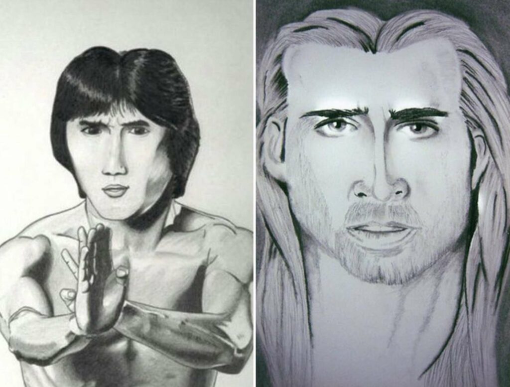 30 Hysterical Badly Drawn Celebrities With Famous Faces Depicted In ...