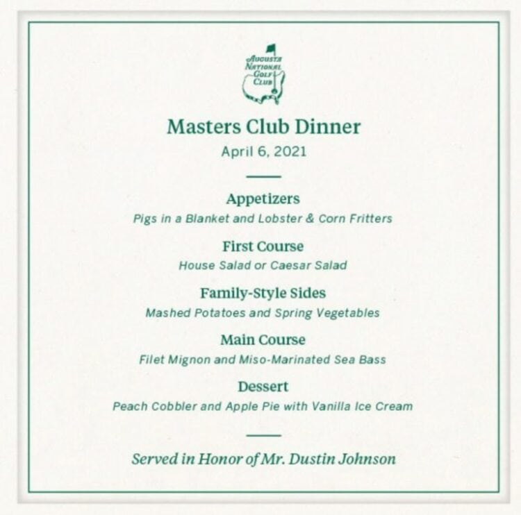 Every Masters Champions Dinner From The Last 15 Years Ranked From Worst ...