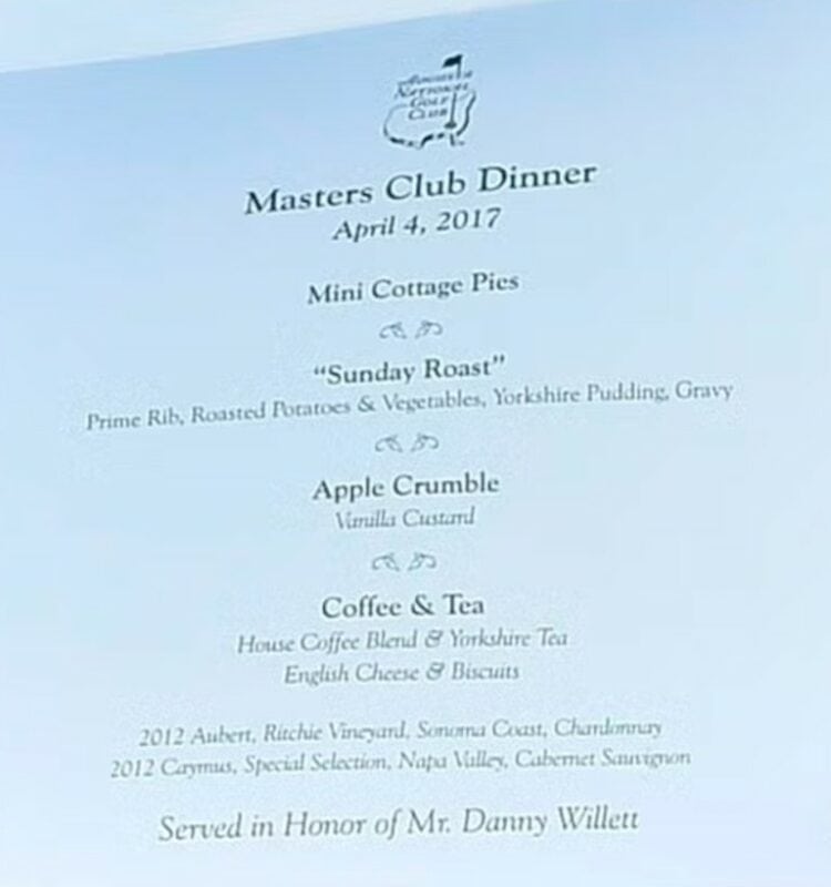 Every Masters Champions Dinner From The Last 15 Years Ranked From Worst ...